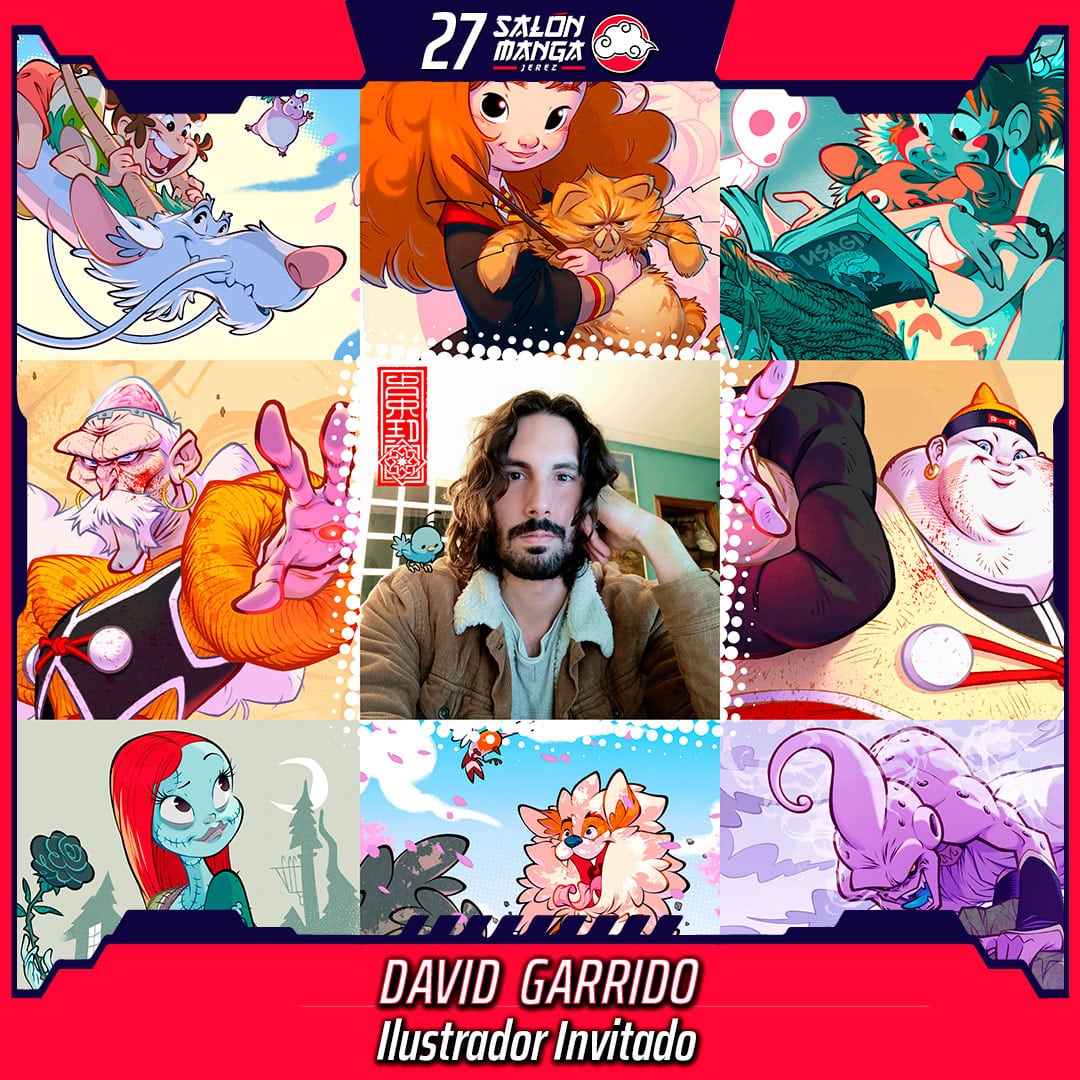SMJ27.David Garrido. Ilustrador Invitado - Salón Manga de Jerez